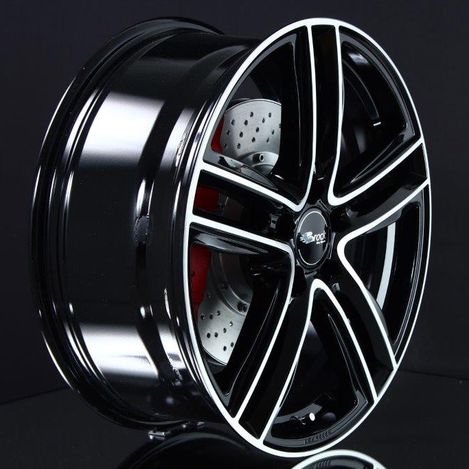 BROCK RC27 BLACK FULL POLISH 7X17